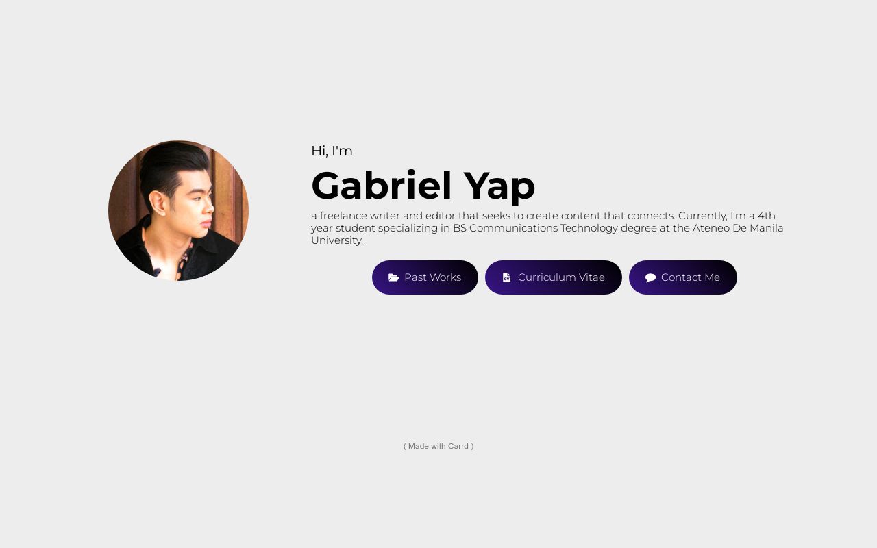 Gabriel Yap Portfolio